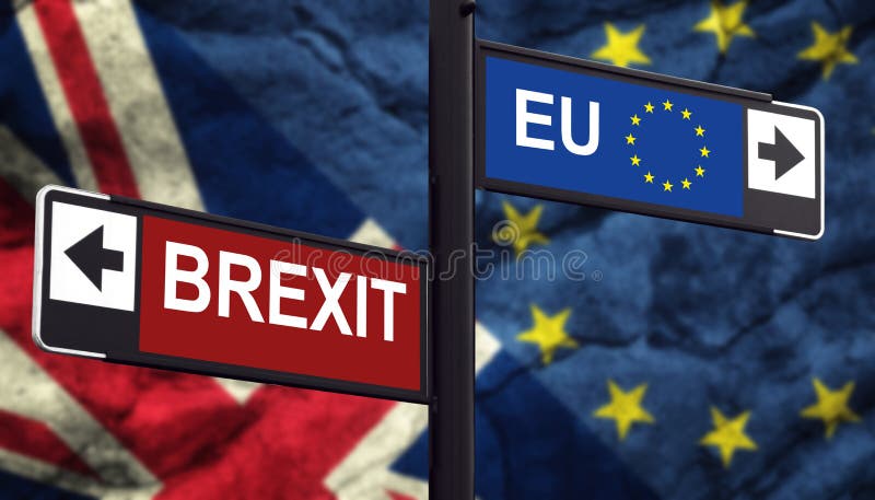 Brexit Concept - United Kingdom Leave the European Union Stock Image ...
