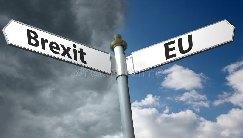 Brexit and EU stock image. Image of sign, leaving, crisis - 84424887