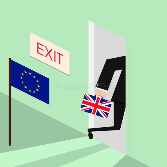 Brexit. Great Britain Exit European Union. Vector Illustration Stock ...