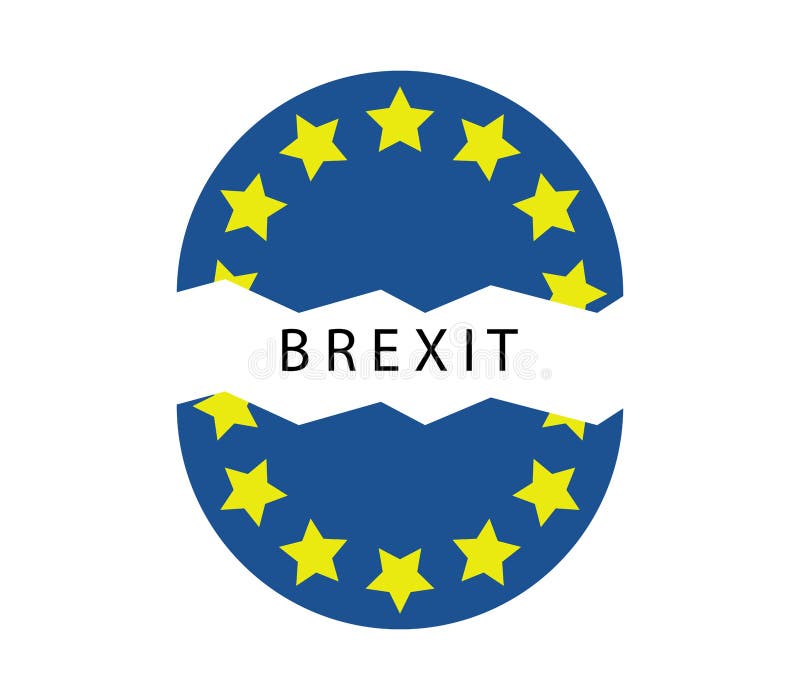 Brexit icon illustrated stock illustration. Illustration of concept ...