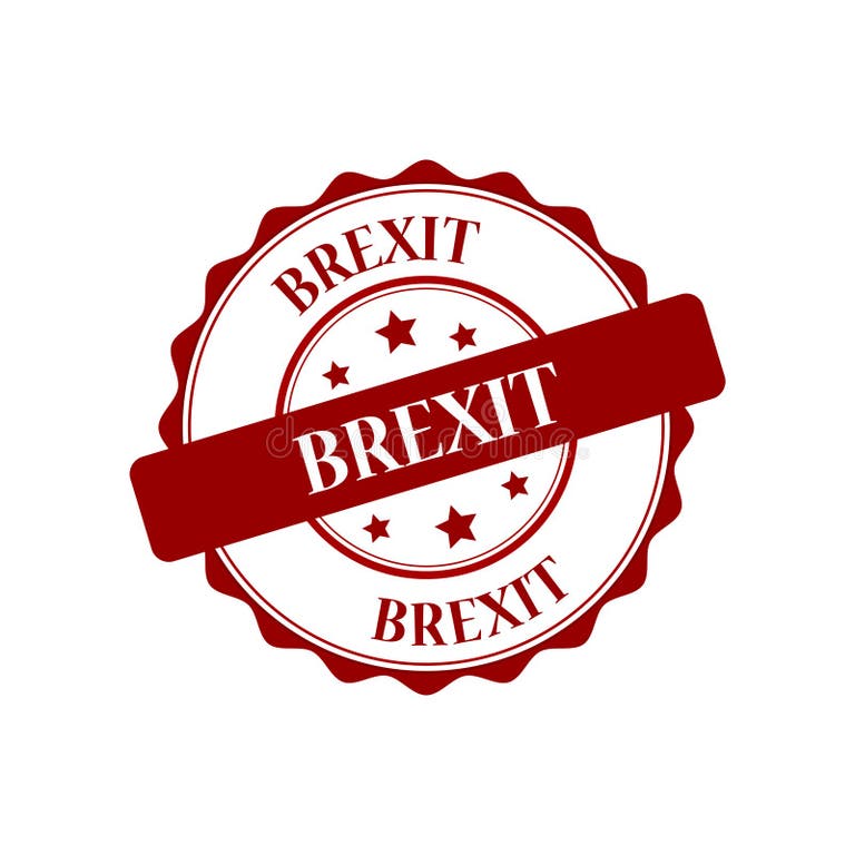Brexit stamp illustration stock vector. Illustration of round - 106965646