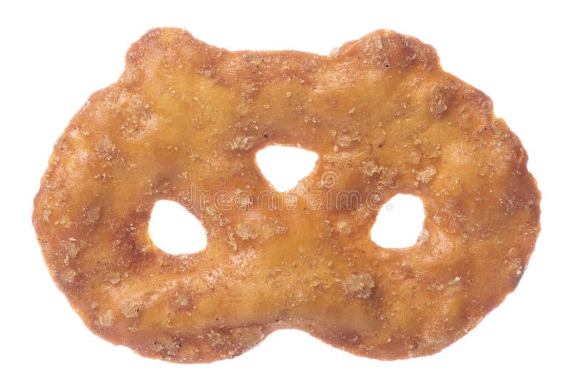 Brezel-Cracker getrennt stockfoto. Bild von köstlich, cracker - 9986478