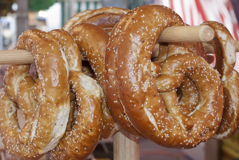 Brezen, Dolce Tipico Della Germania E Dell'Austria Fotografia Stock ...