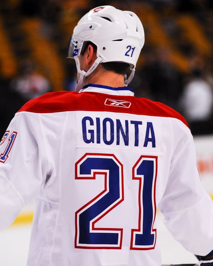 Brian Gionta Montreal Canadiens Photo stock éditorial - Image du ...