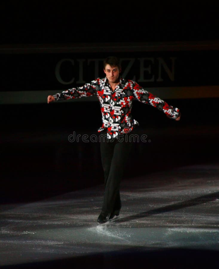 Brian Joubert (France) editorial photography. Image of arena - 13163572