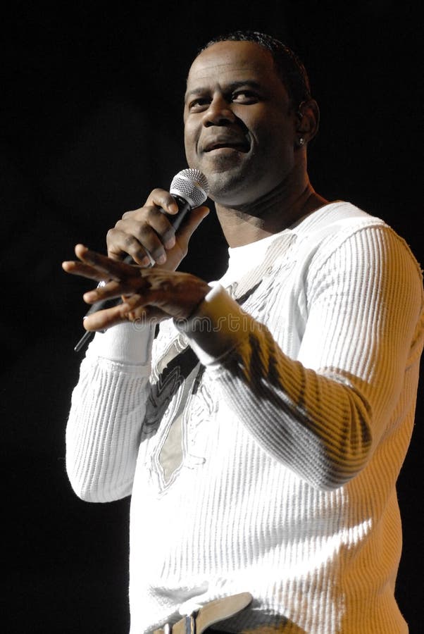 Brian McNight Performing Live. Editorial Stock Image - Image of artist ...