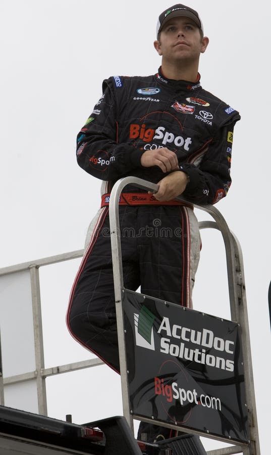 Brian Scott on a hauler editorial stock image. Image of cars - 15609759