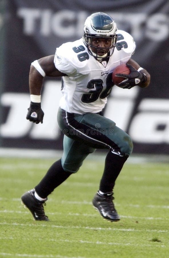 Brian Westbrook editorial photography. Image of running - 20458137