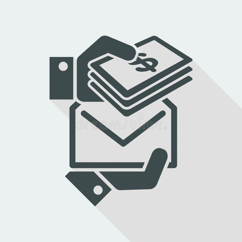 Bribe icon - Dollars stock vector. Illustration of bribe - 117823369