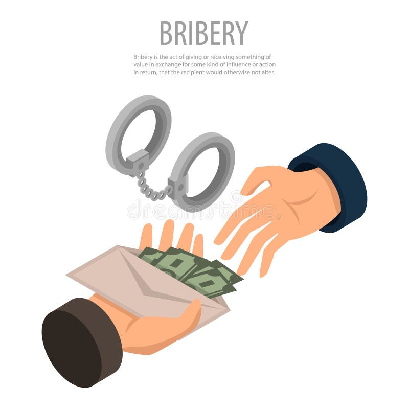 Bribery Concept Background, Isometric Style Stock Vector - Illustration ... Bribery Concept Background, Isometric Style Stock Vector - Illustration ...
