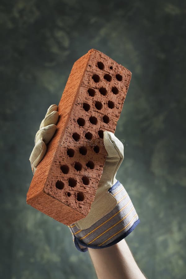 Brick stock photo. Image of perforated, grip, tough, material - 11562330