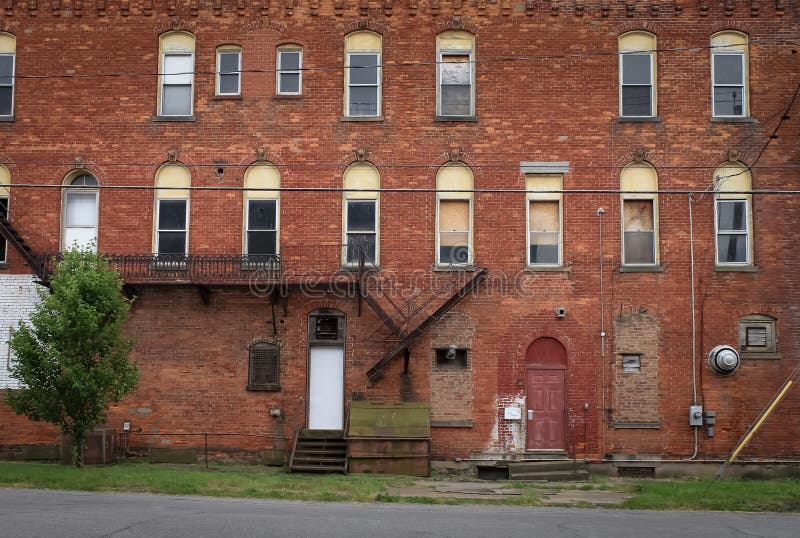 Brick Alley New York stock photo. Image of escape, town - 254814598