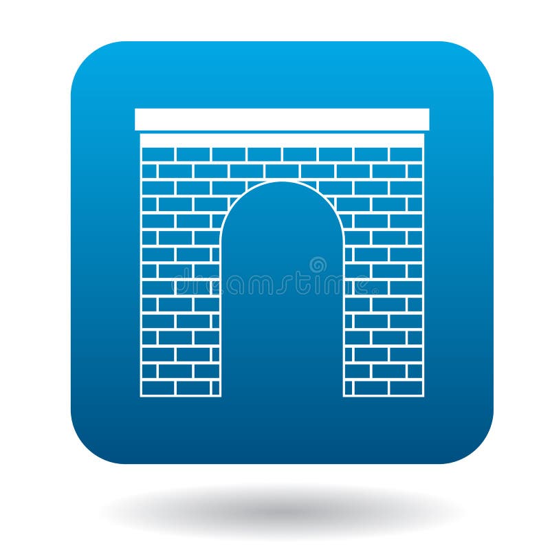 Brick Arch Icon, Simple Style Stock Vector - Illustration of built ...