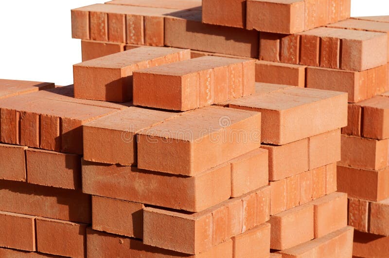Brick As a Building Material. Stock Photo - Image of brick, single ...
