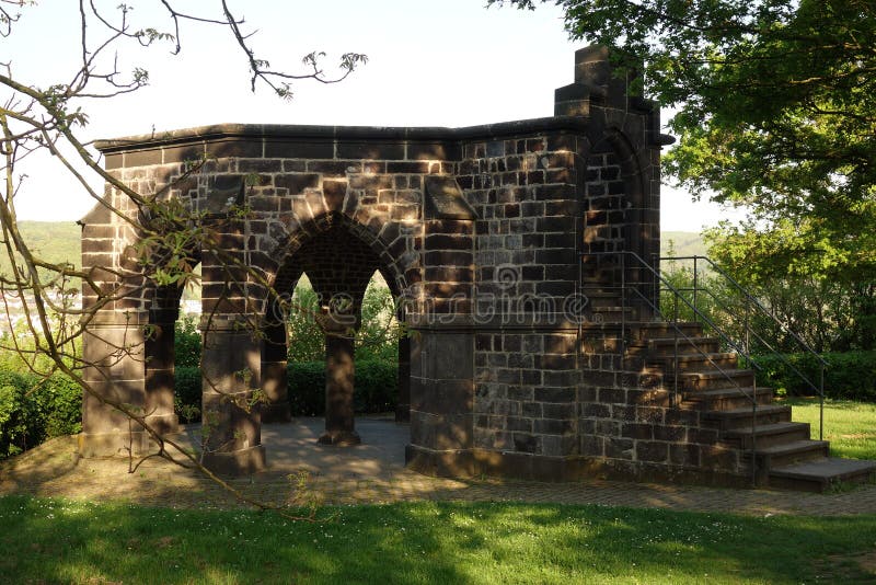 Brick Assembled Building Structure in Nature . Old German Stone ...