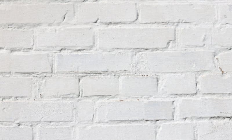 Brick Background with Old Bricks in White Paint, Whole Bricks and ...