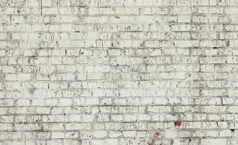 Brick Background with Old Bricks in White Paint, Whole Bricks and ...