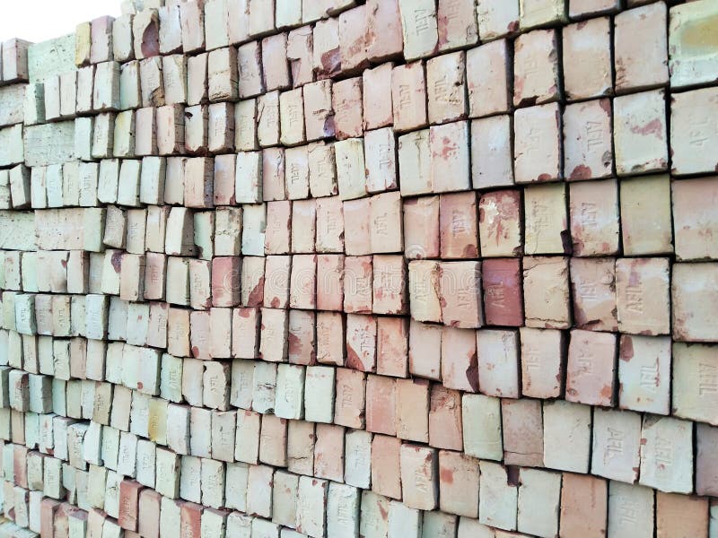 Brick Background Wallpaper Brick Piled Up Stock Photo - Image of wall ...