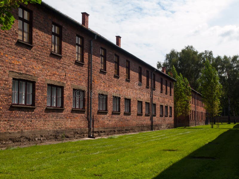 Brick barracks editorial image. Image of birkenau, architecture - 44234025