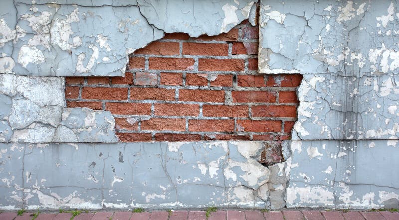 Brick base stock photo. Image of dirt, wall, broken - 189812372