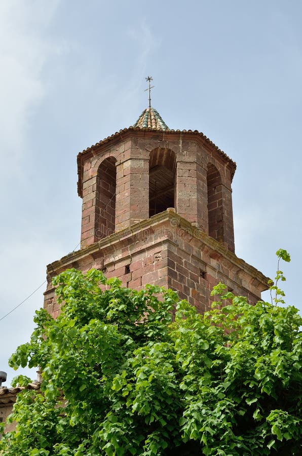 Brick Belfry with a Windvane Stock Image - Image of tower, spanish ...