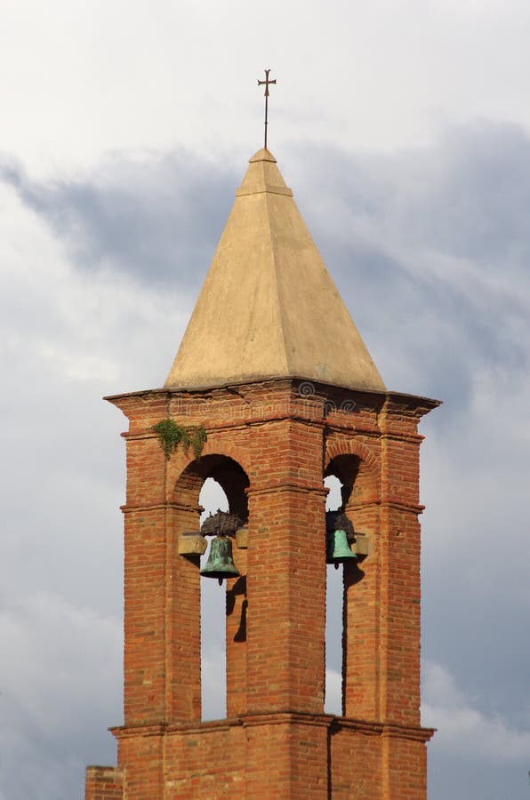 Brick bell tower stock photo. Image of brass, bells, orhodox - 81278064