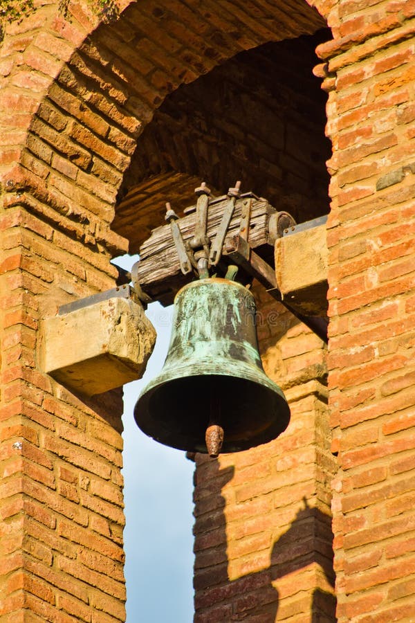 Brick bell tower stock photo. Image of brother, brass - 78211538
