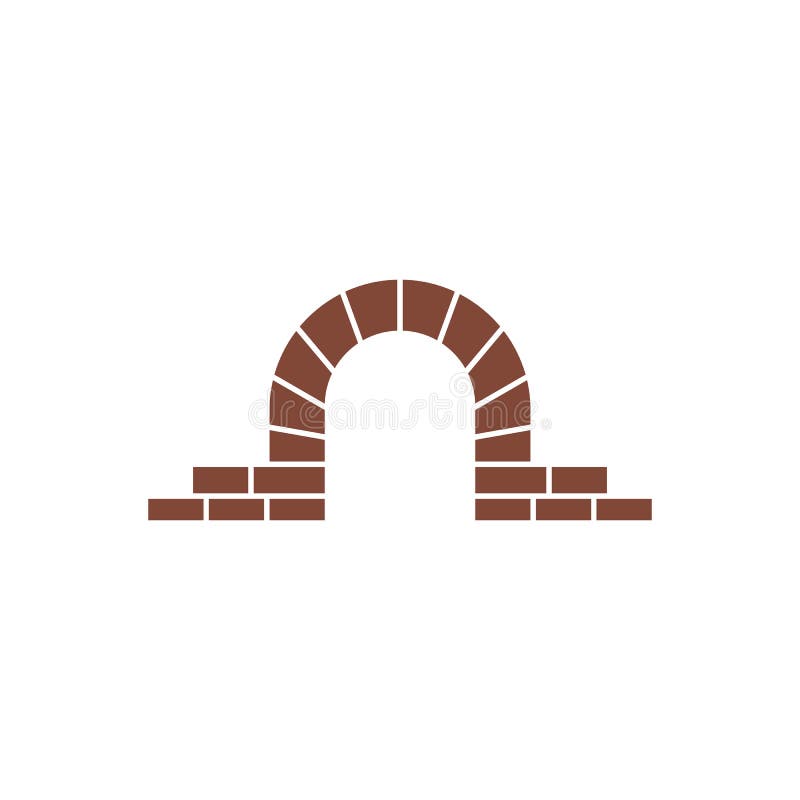 Brick bridge illustration stock vector. Illustration of garden - 239982561