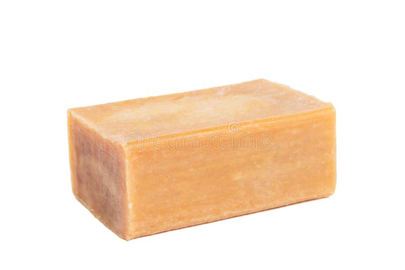 Brick of brown common soap stock photo. Image of brick - 120530304
