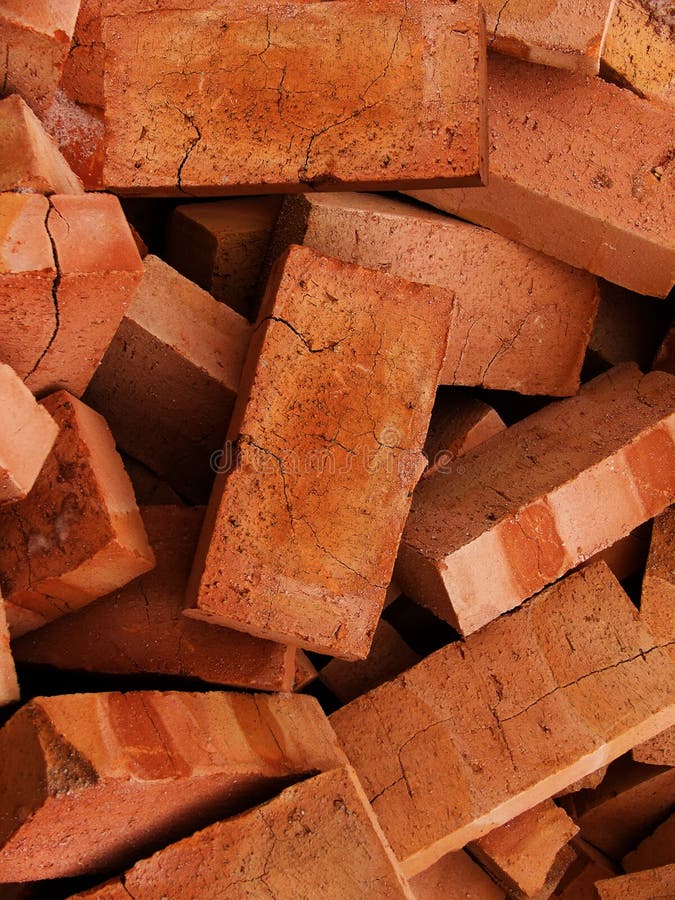 Brick building clay stock image. Image of deformation - 13149271