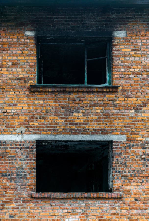 Brick building after fire stock photo. Image of ownerless - 230577732