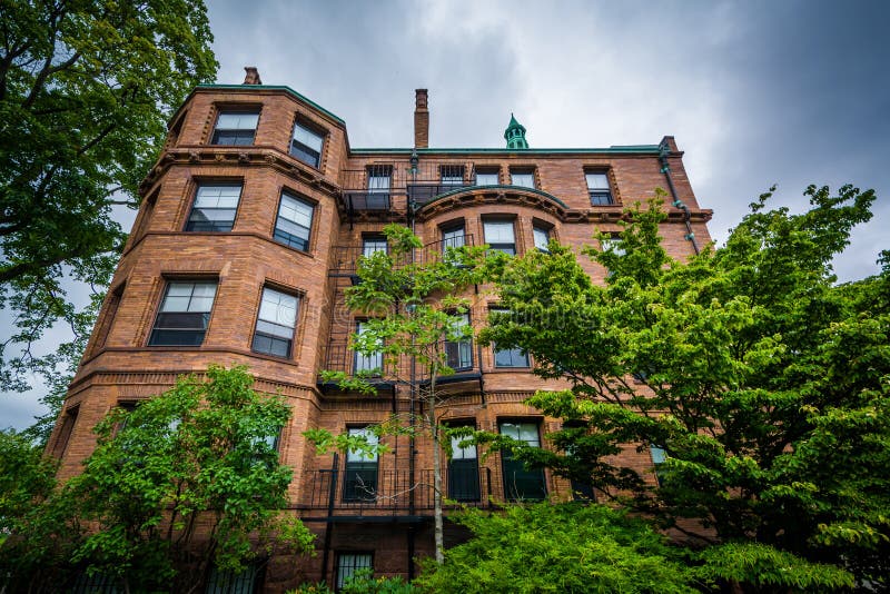 Brick Building at Harvard University, in Cambridge, Massachusetts ...