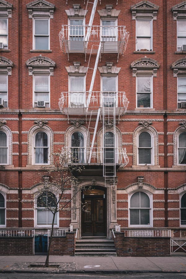 A Brick Building with Many Windows, Tribeca, Manhattan, New York ...