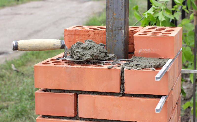 Brick building stock image. Image of city, modern, construction - 61628571
