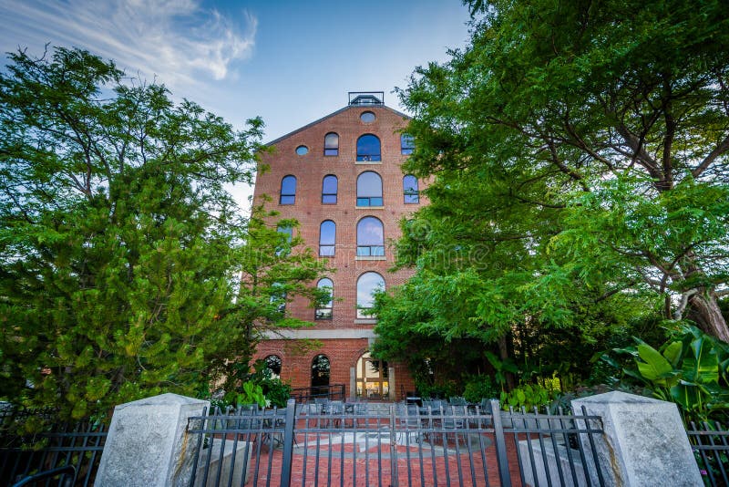 Brick Building in the North End of Boston, Massachusetts. Stock Photo ...