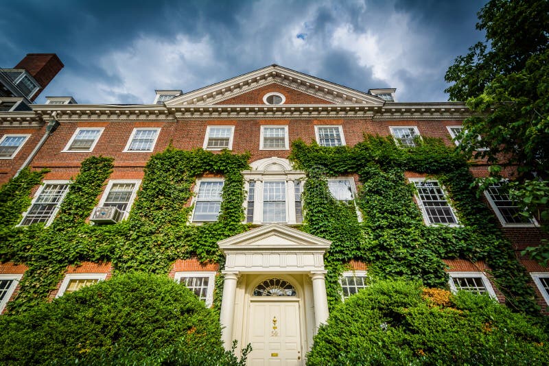 Brick Buildings at Harvard University, in Cambridge, Massachusetts ...