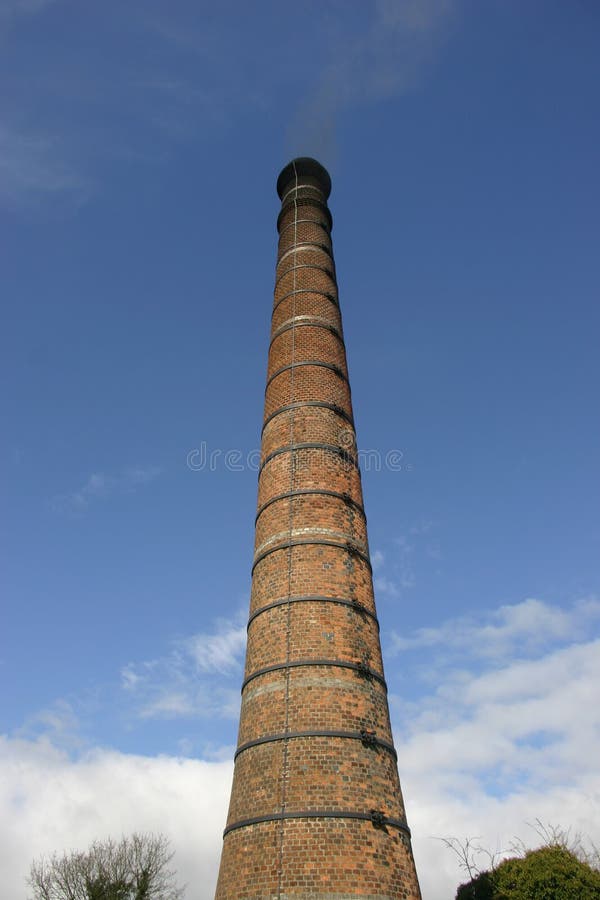 Tall brick chimney stock image. Image of connected, building - 57714795