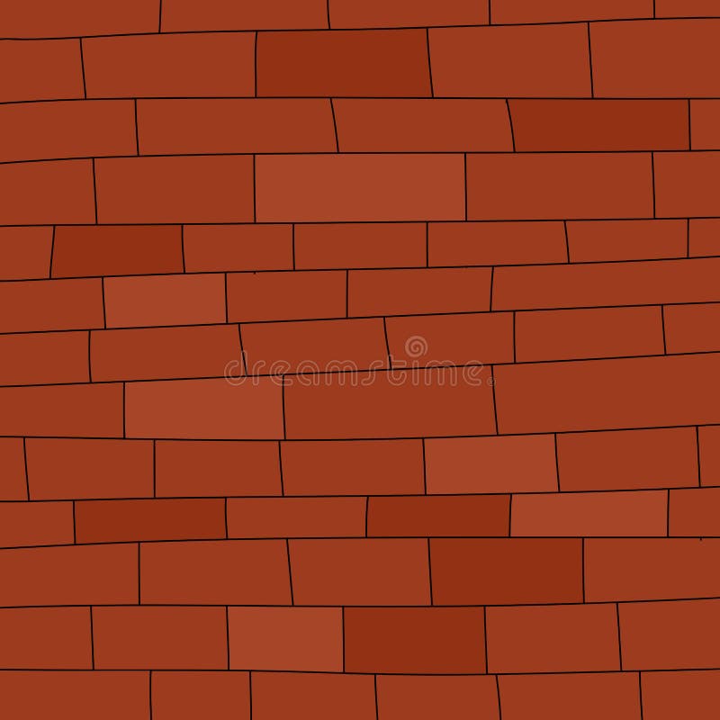 Brick Cartoon Background stock vector. Illustration of drawn - 44126753
