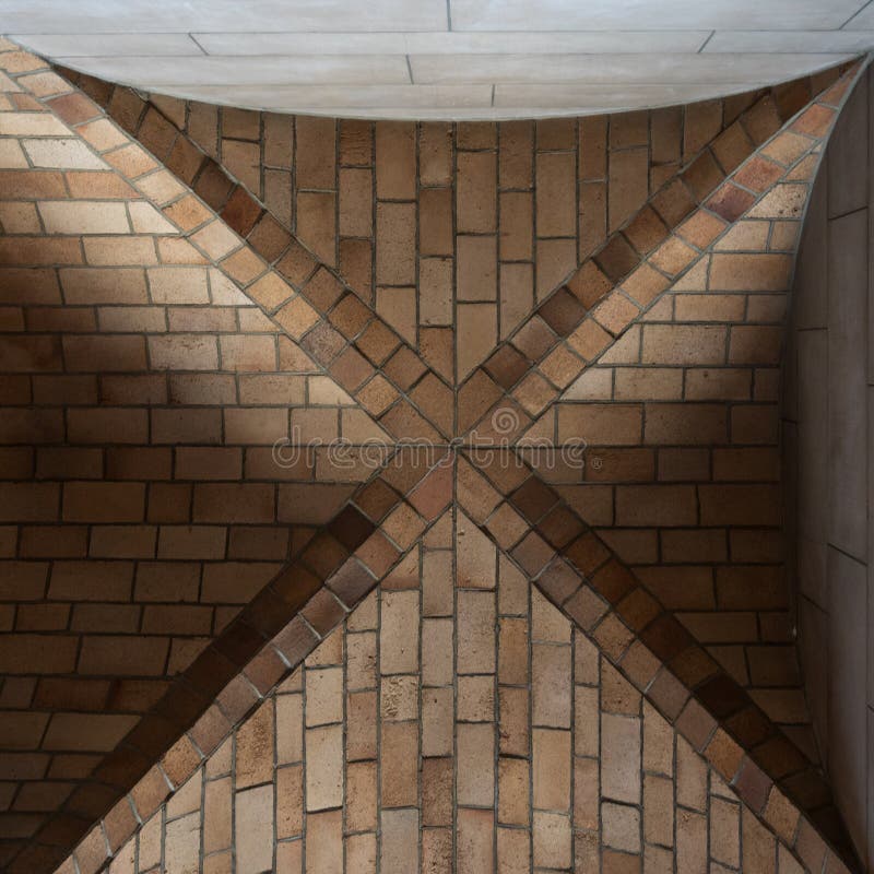 Brick Ceiling Detail in Wing of Nebraska State Capitol Stock Image ...