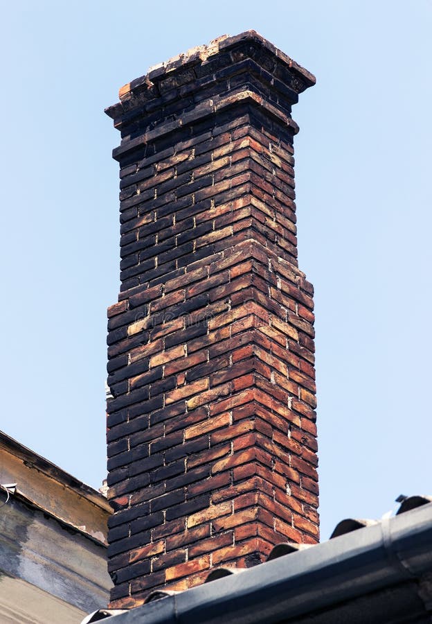 Brick chimney stock photo. Image of black, smokestack - 32639818
