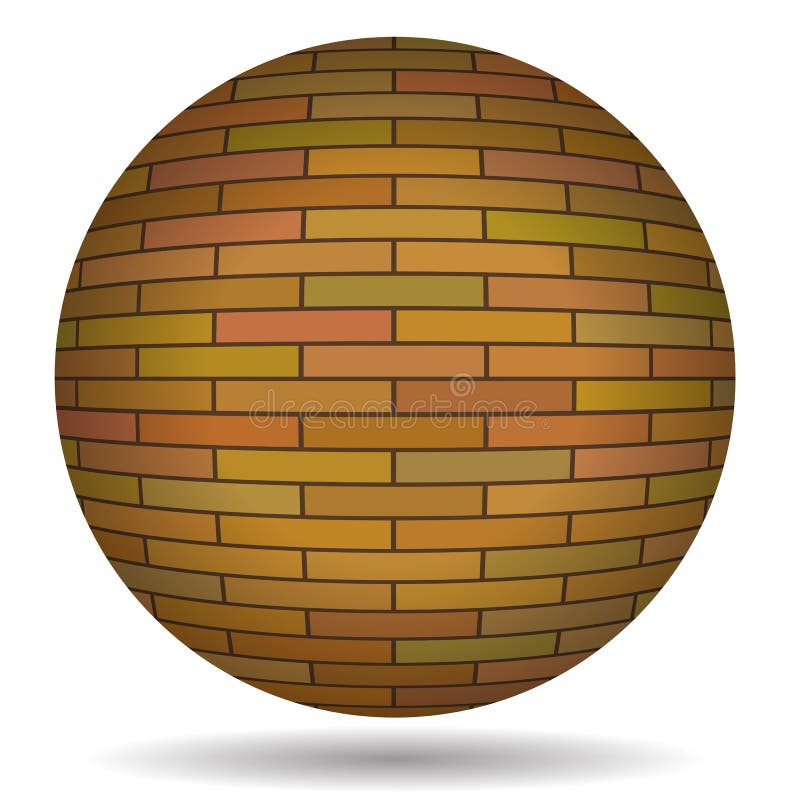 Brick Circle stock vector. Illustration of grunge, rough - 54163919