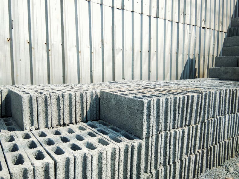 Brick for Construction in a Building Material Store. Stock Photo ...