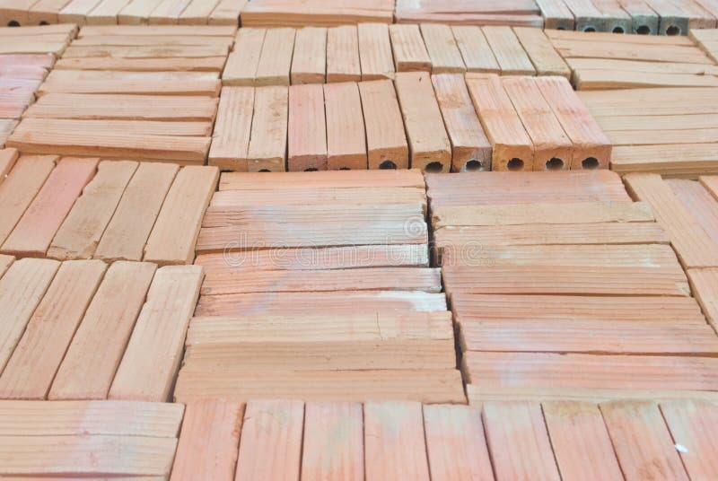 Brick Construction Material Prepare for Construction Stock Photo ...