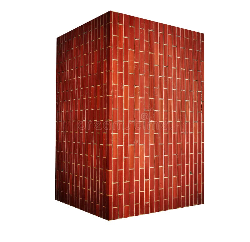 Brick corner for designer stock illustration. Illustration of gray ...