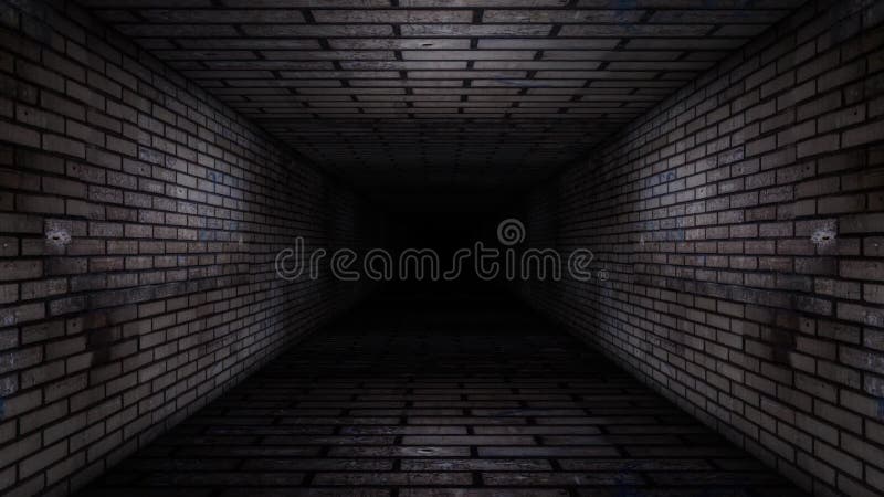 Brick Corridor Loop Video stock video footage. Video of muddy - 38325452