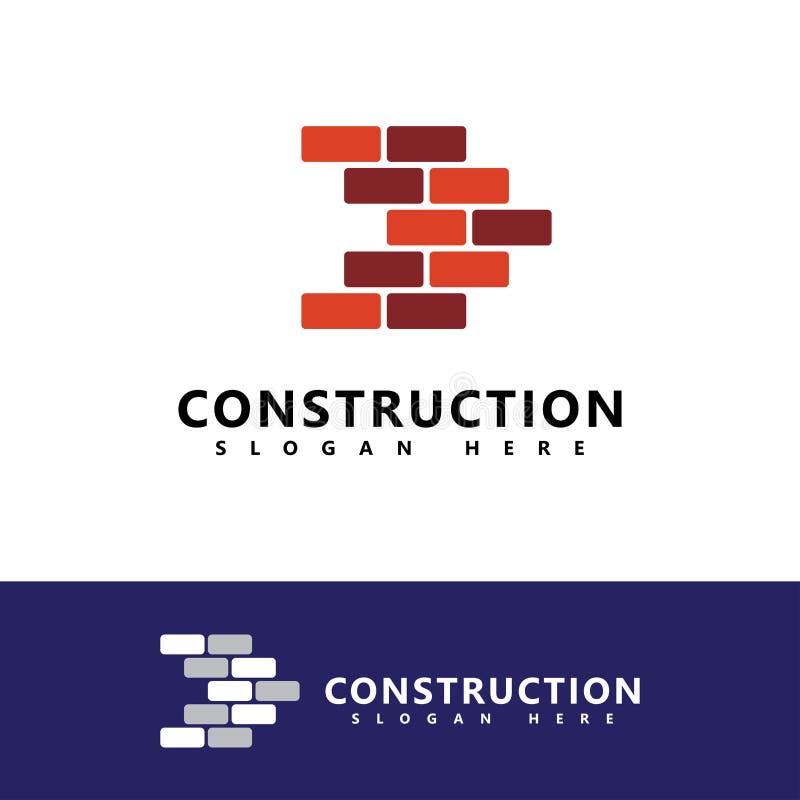 Brick Creative Logo Design Concepts Stock Vector - Illustration of ...