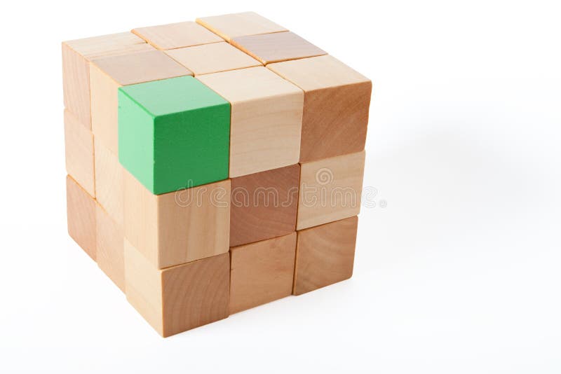 Brick of cubes stock photo. Image of color, bright, isolated - 7823222