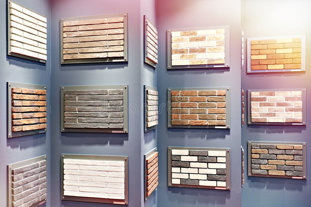 Brick Decorative Wall Panels Stock Image - Image of construction, rock ...