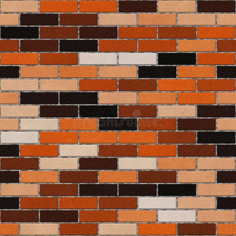 Brick Drawing. White Brick Wall Seamless Background- Texture Pattern for Continuous Replication ...
