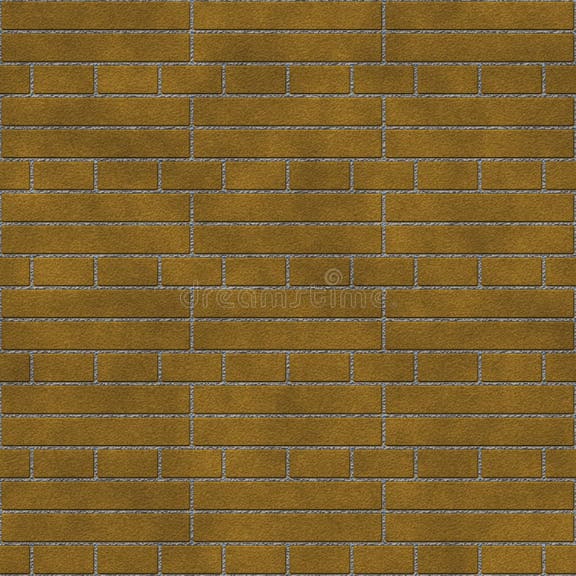 Brick Drawing. Seamless Background of Brown Brick Wall - Texture ...